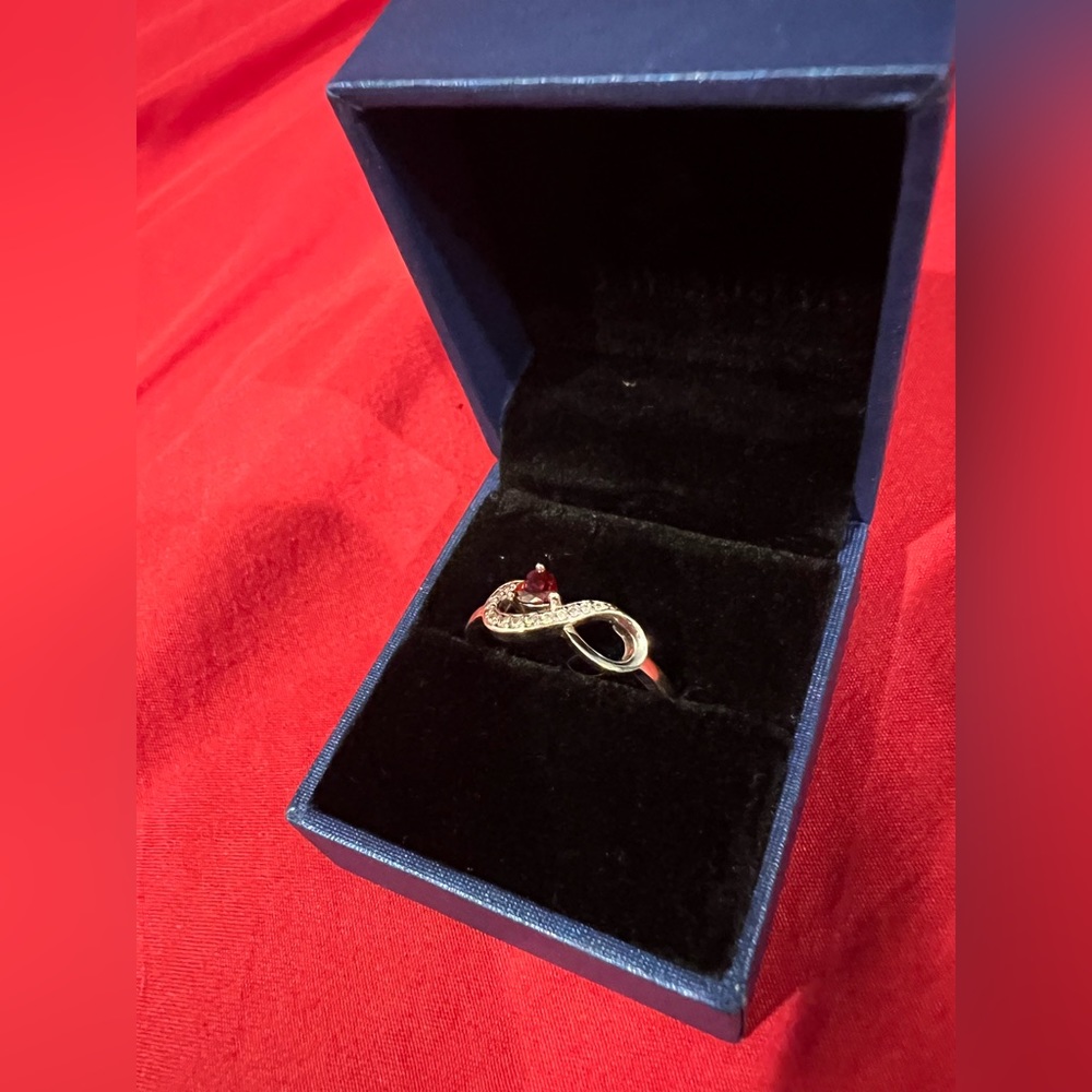 Infinity Symbol Ring - Gem